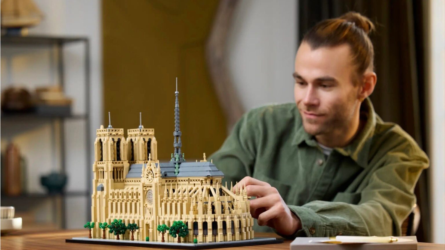 a detailed reconstruction of the cathedral in LEGO!